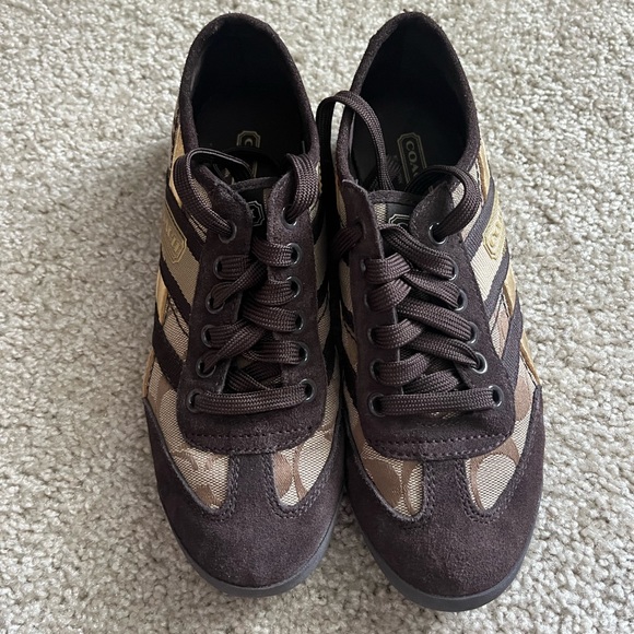 Shoes | Coach Brown Shoes Size 6 | Poshmark